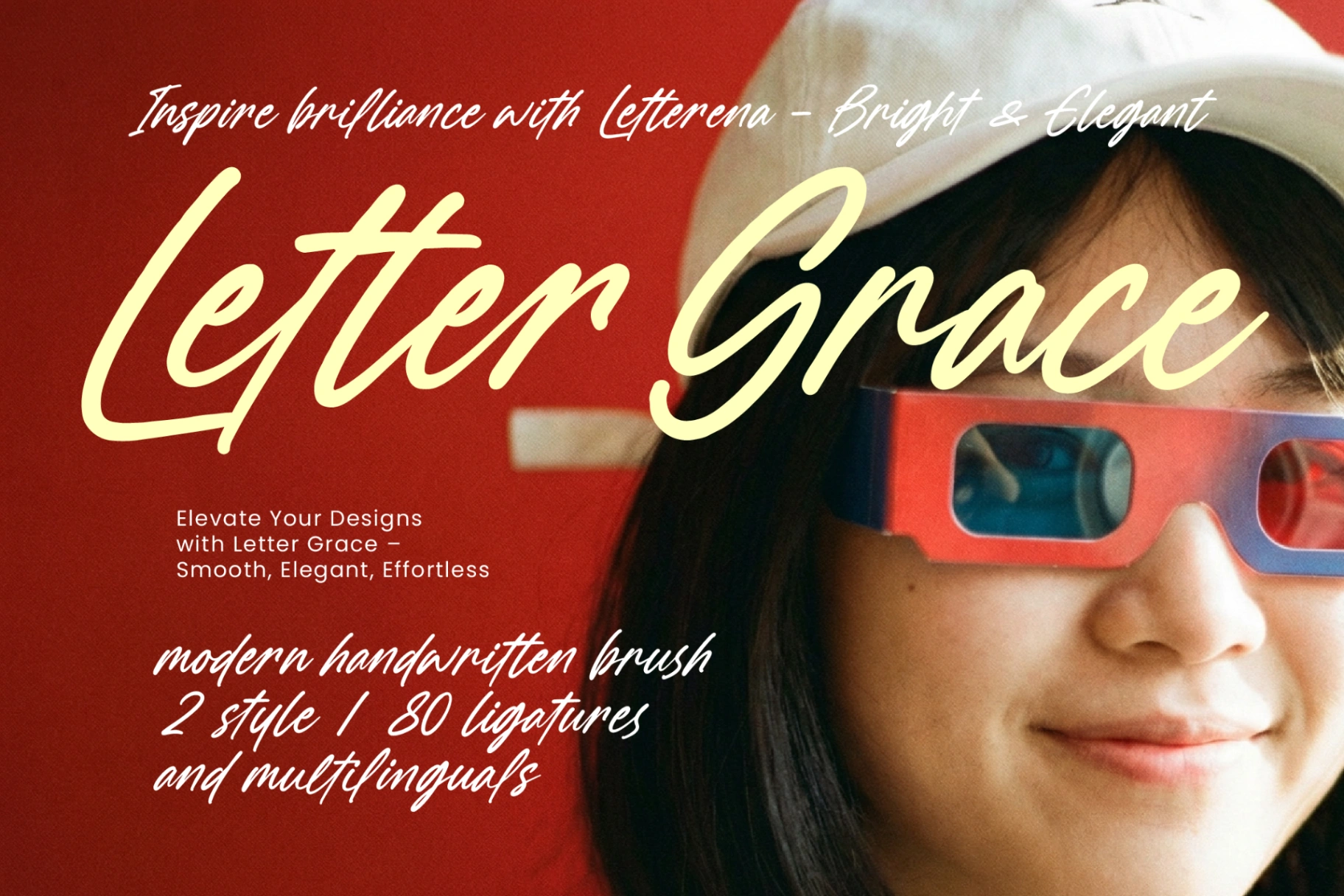 Letter Grace - Modern Handwritten Brush Font | Letterena Studios