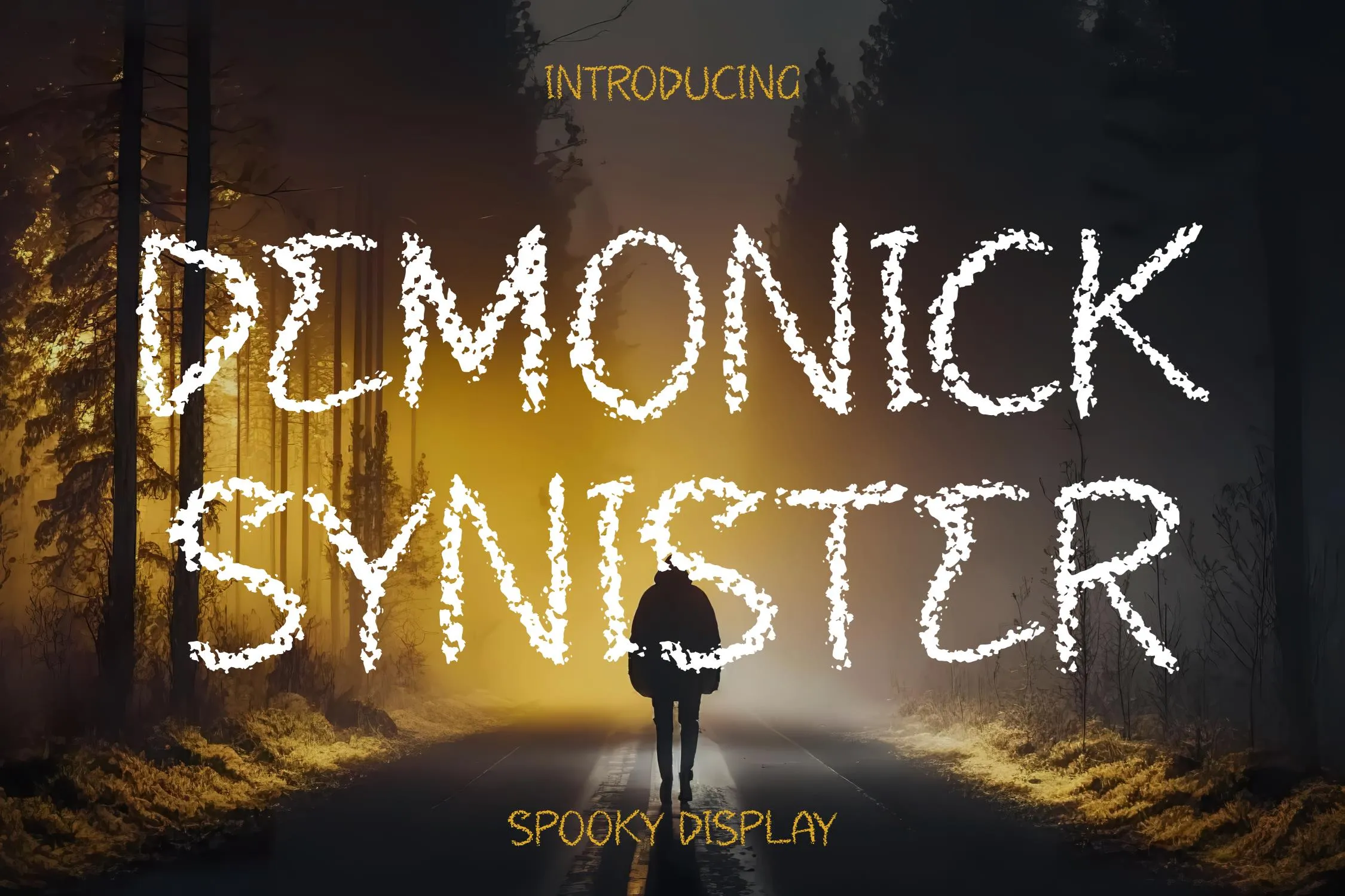 DEMONICK SYNISTER - Spooky Display Font | Letterena Studios