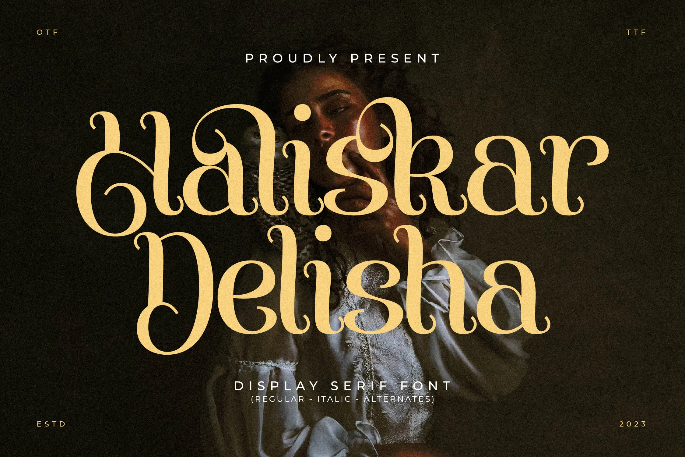 Haliskar Delisha Font | Letterena Studios
