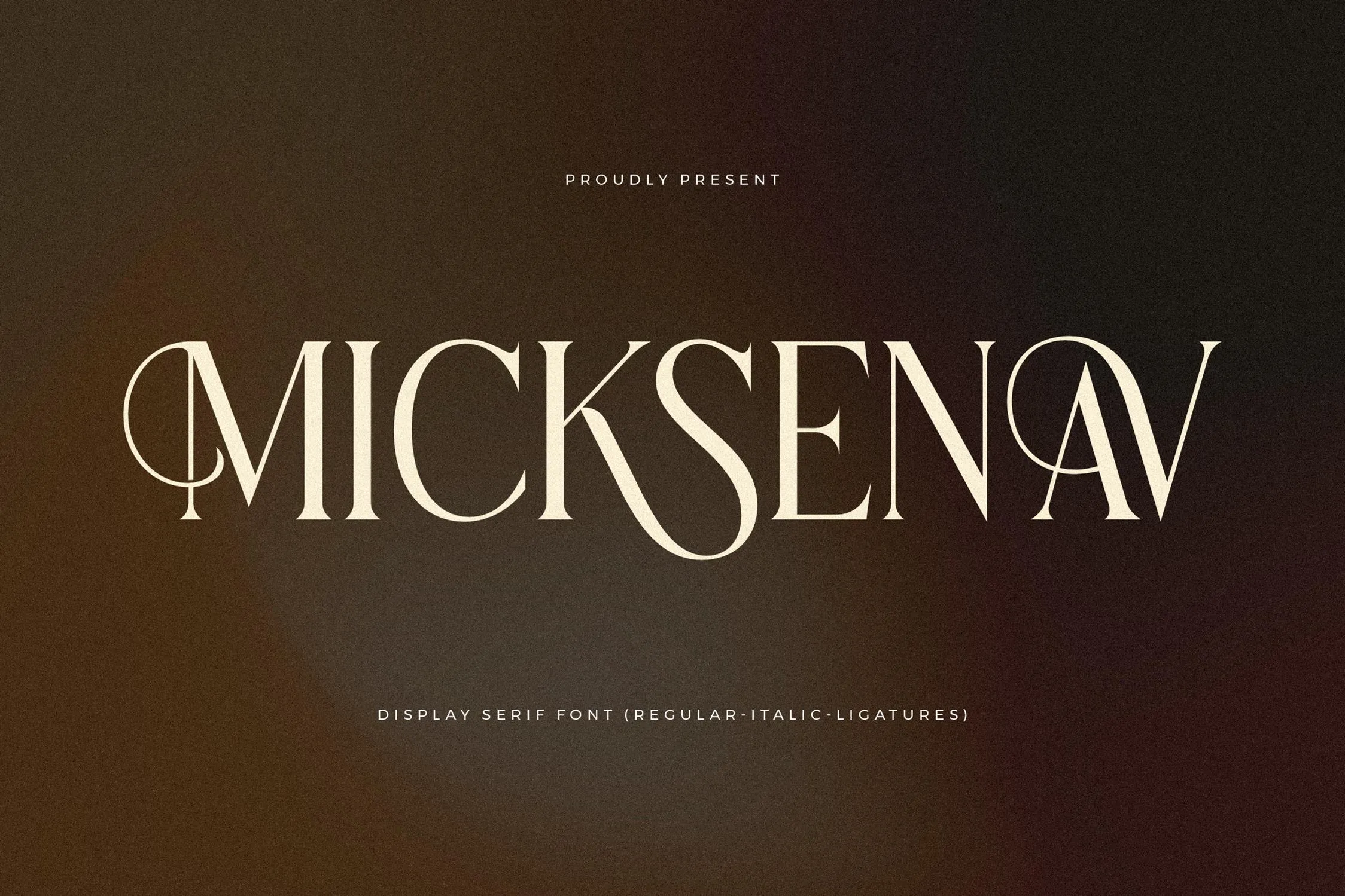 Micksenav - Display Serif Font Font | Letterena Studios