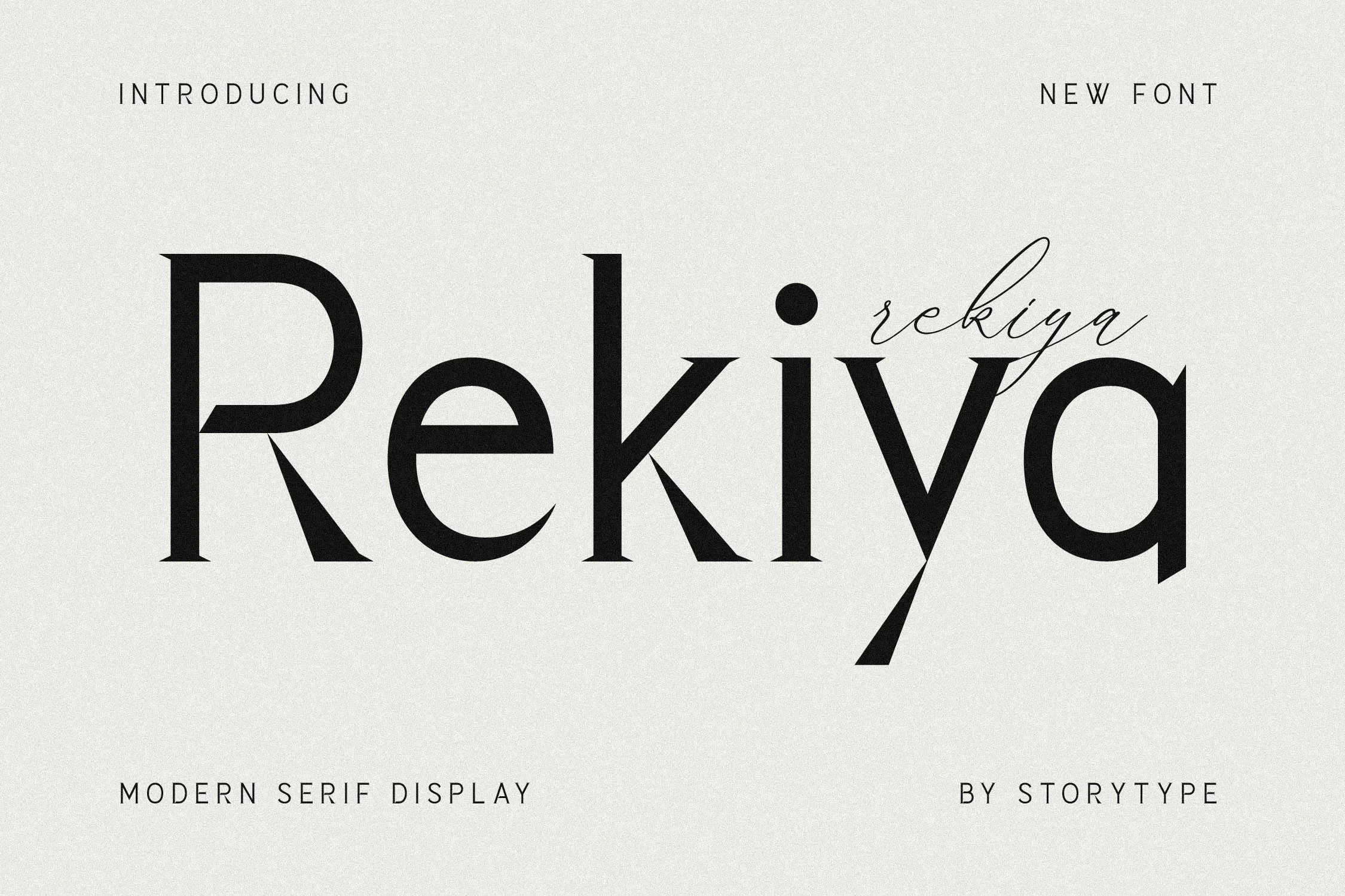 Rekiya Font | Letterena Studios